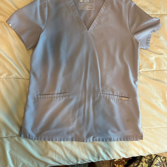 Figs | Tops | Figs Womens Casma Yola Blue Vipor | Poshmark